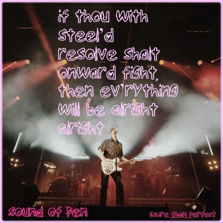 tHe PoP sOnG & tHe SoNNeT | Sound of Pen | More Than Perfect